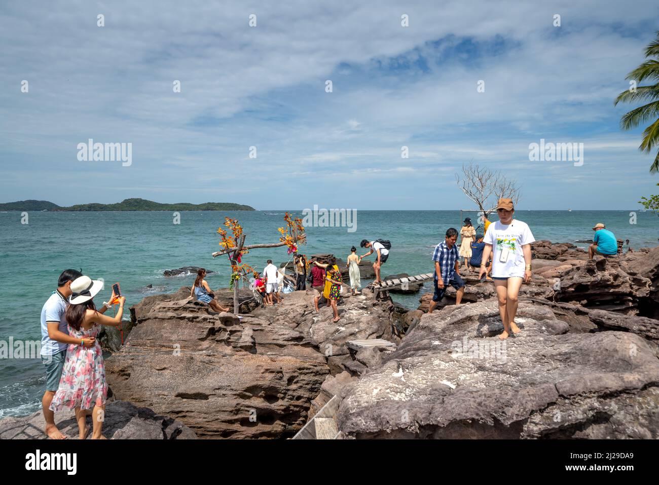 May Rut Island, Kien Giang Province, Vietnam - February 25, 2022 ...