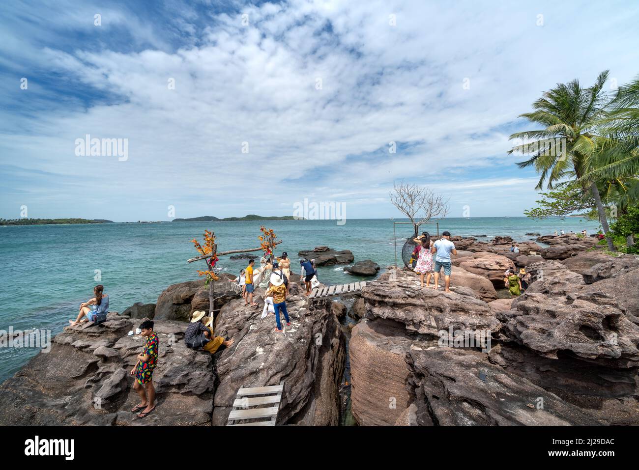 May Rut Island, Kien Giang Province, Vietnam - February 25, 2022 ...