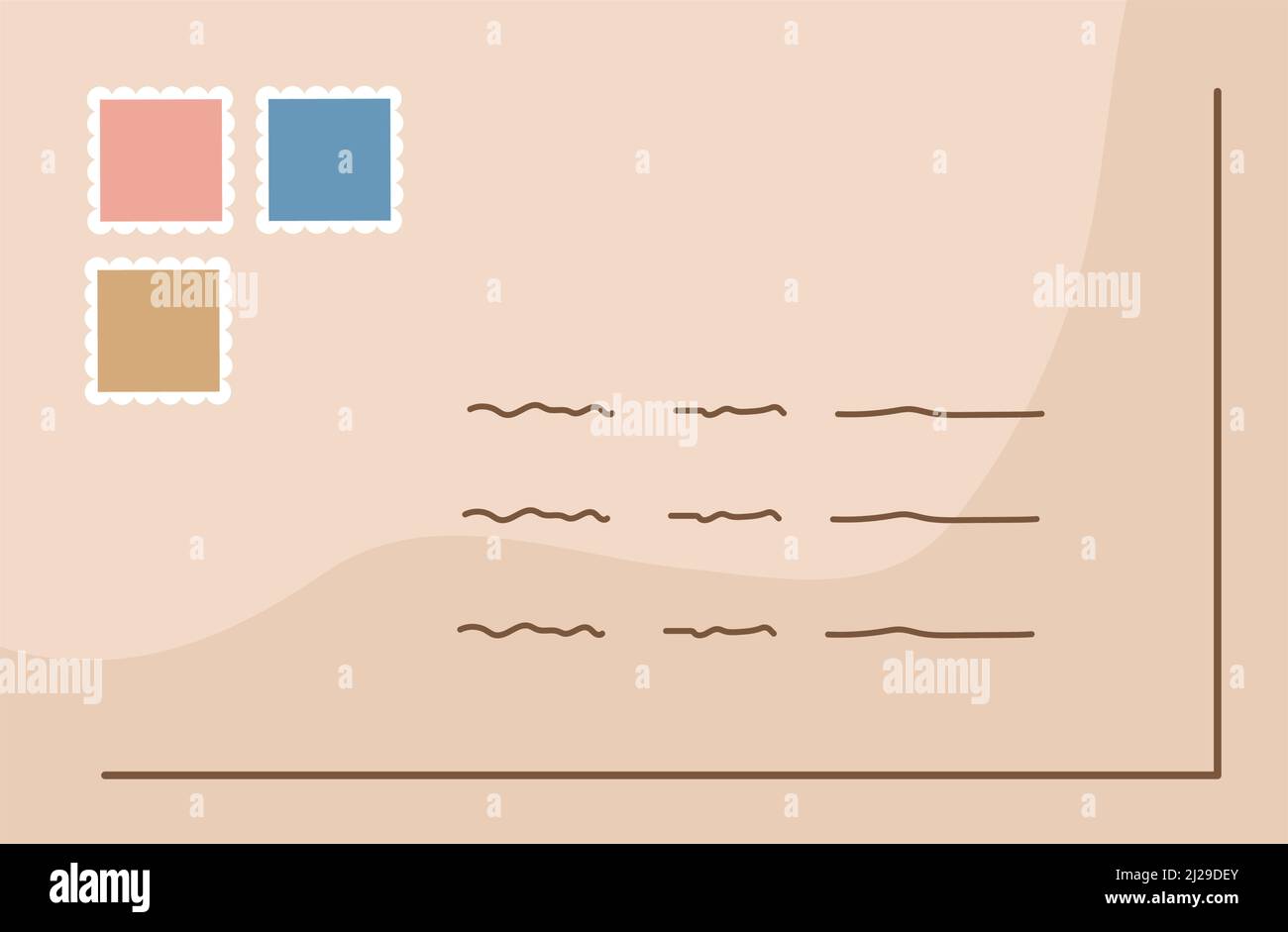 letter envelope design Stock Vector Image & Art - Alamy