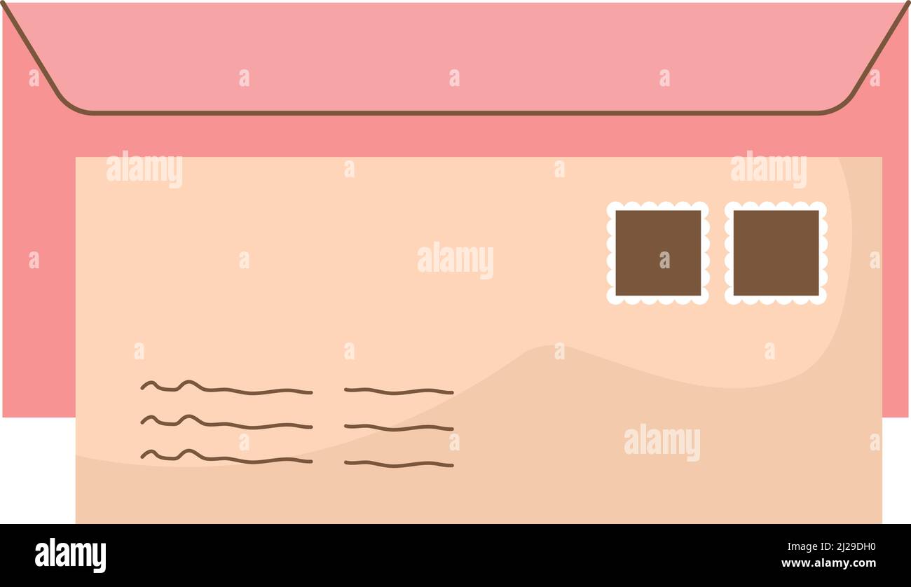 two letter envelopes Stock Vector Image & Art - Alamy