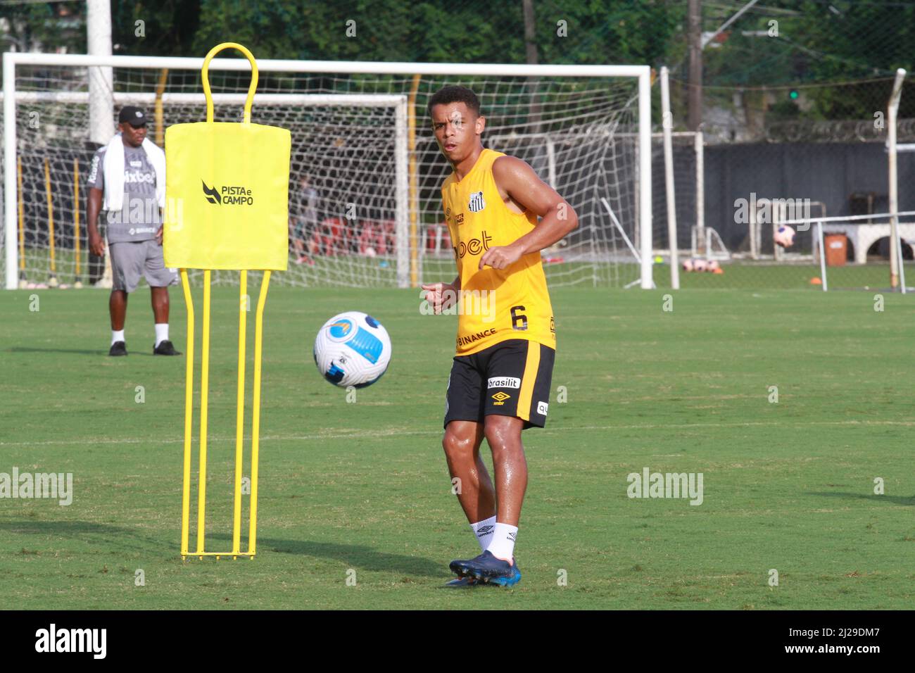 SP - Santos - 03/30/2022 - SANTOS FC, TRAINING - Sandry Santos player ...