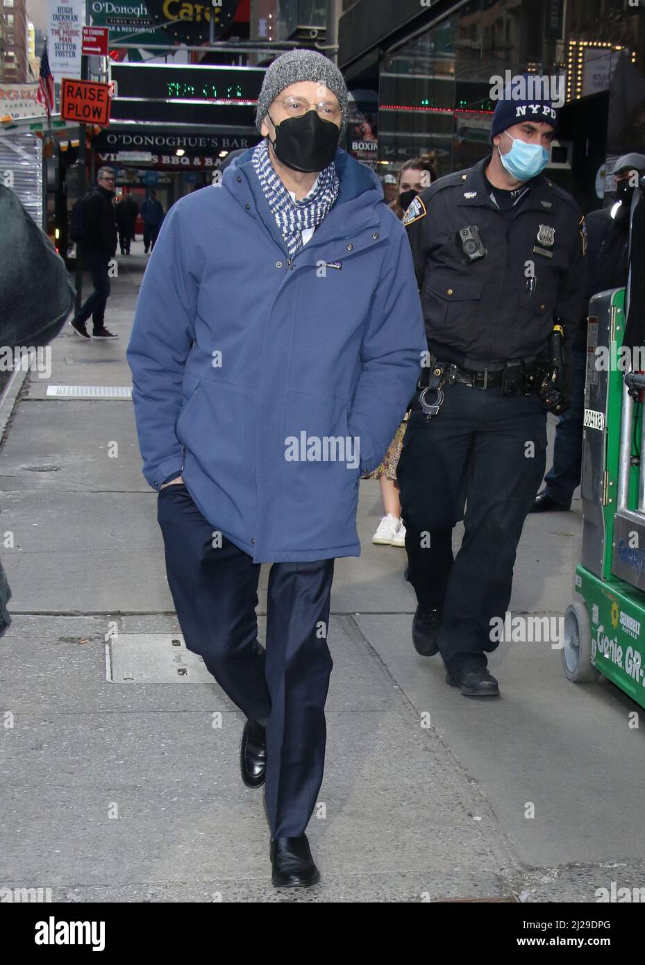 NEW YORK, NY- March 30: David Hyde Pierce seen at Good Morning America ...