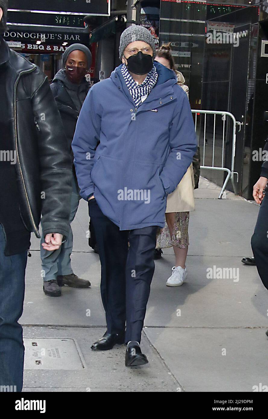 NEW YORK, NY- March 30: David Hyde Pierce seen at Good Morning America ...