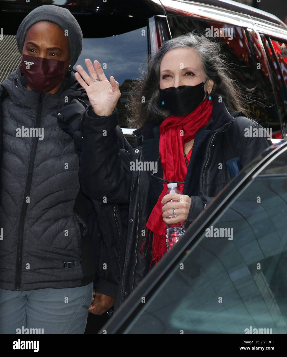 NEW YORK, NY- March 30: Bebe Neuwirth seen at Good Morning America to ...