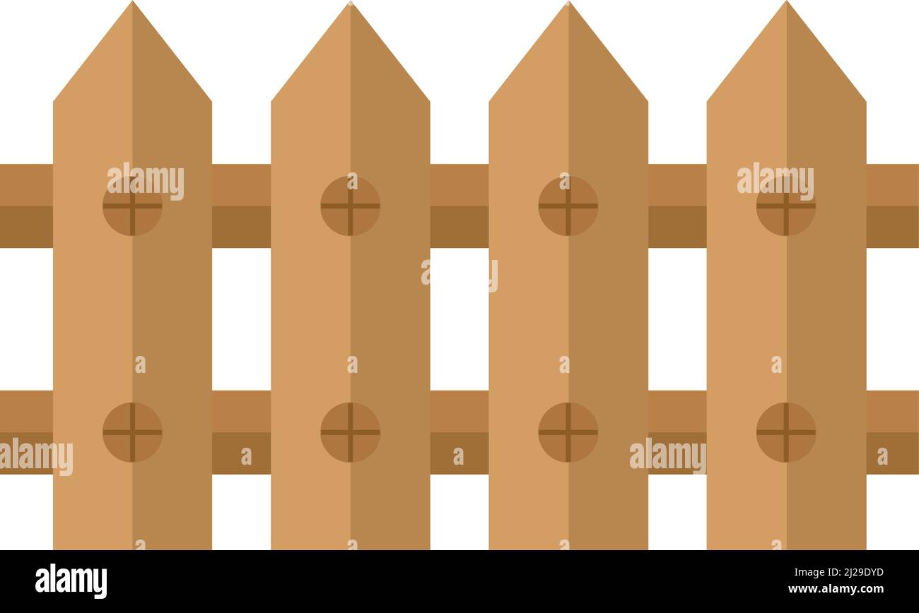 wooden fence design Stock Vector Image & Art - Alamy
