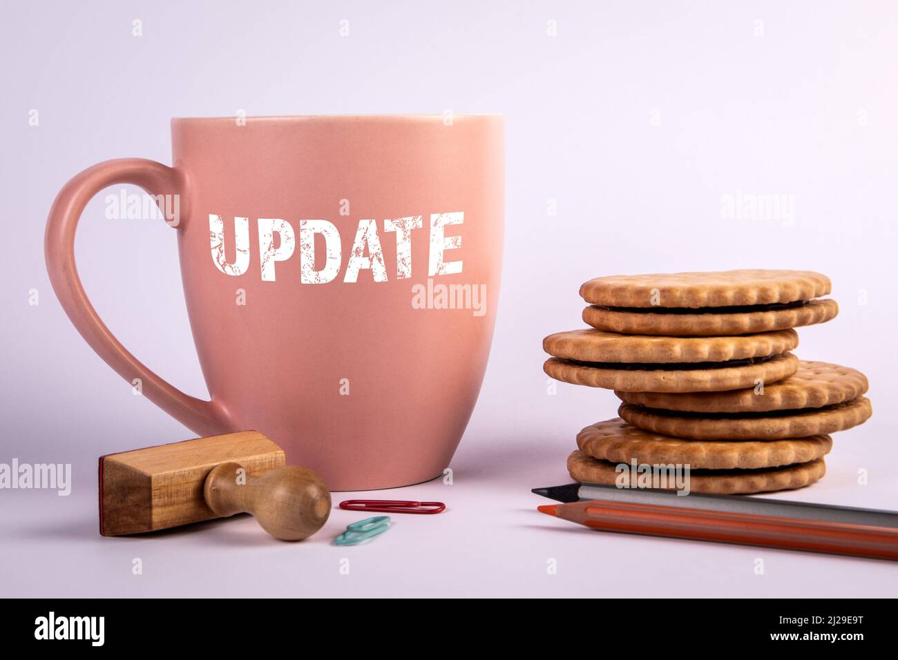 Time upgrade symbol concept hi-res stock photography and images - Alamy