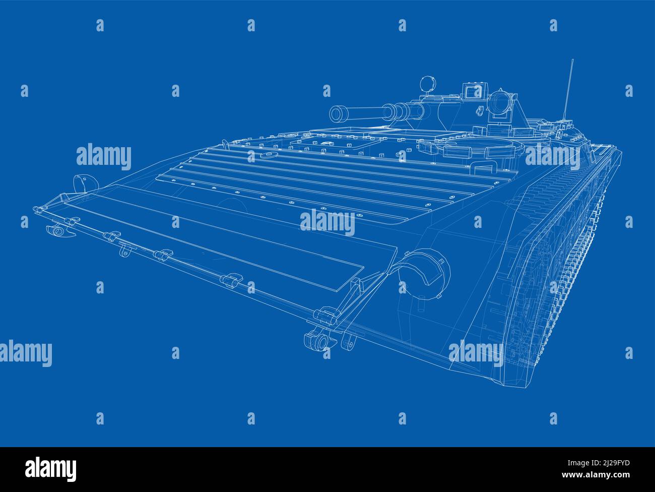 Infantry fighting vehicle. Vector Stock Vector Image & Art - Alamy