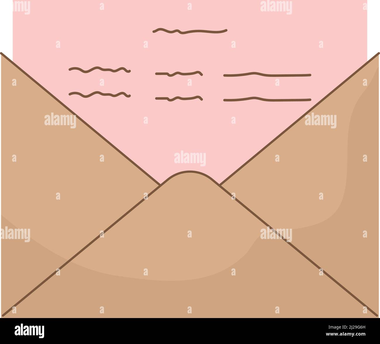 open envelope design Stock Vector Image & Art - Alamy