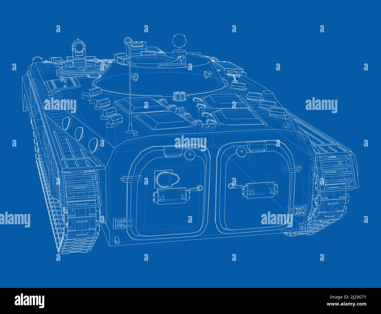 Infantry fighting vehicle. Vector Stock Vector Image & Art - Alamy