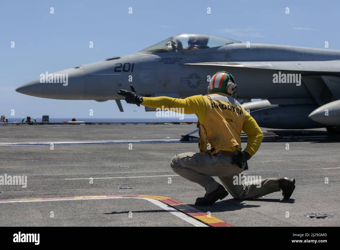 SOUTH CHINA SEA (March 30, 2022) Lt. Ji Hong, from Allen, Texas ...