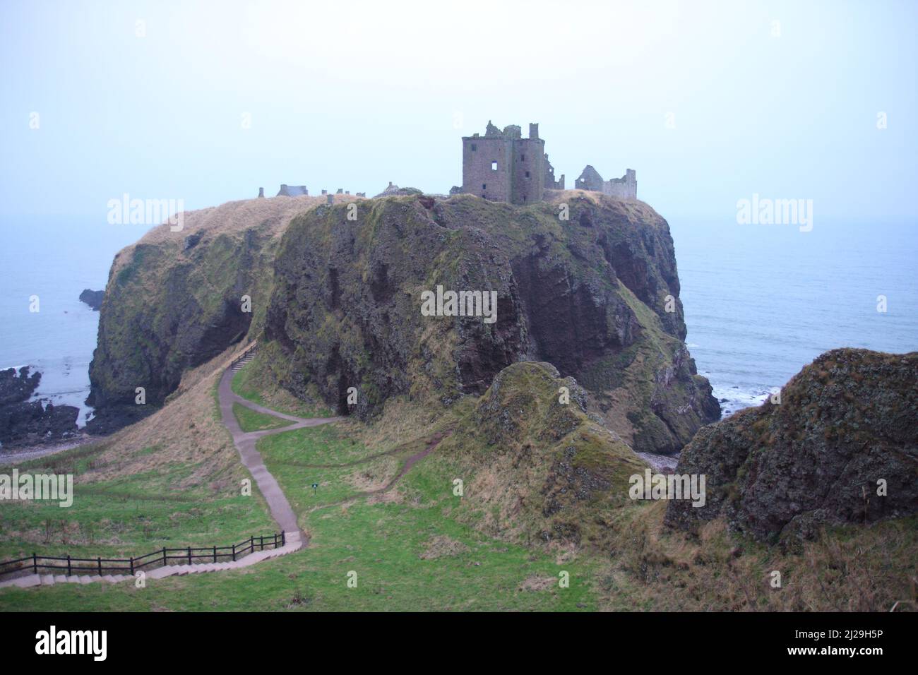 Dunnottar castle ruins in hi-res stock photography and images - Alamy