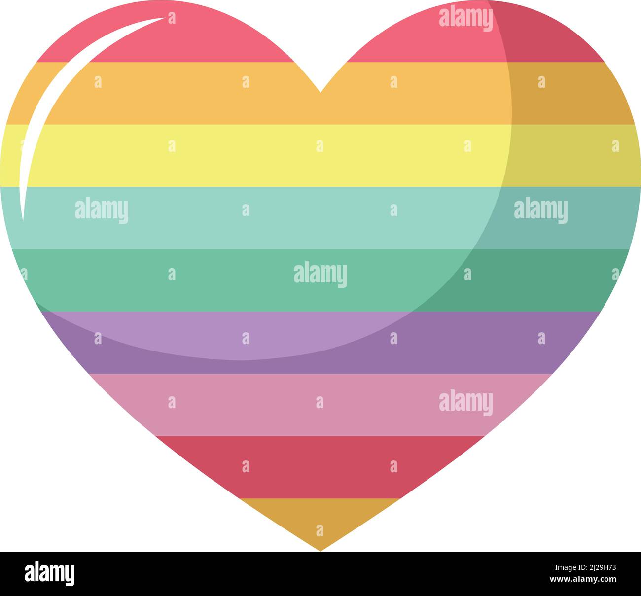 pride heart design Stock Vector Image & Art - Alamy