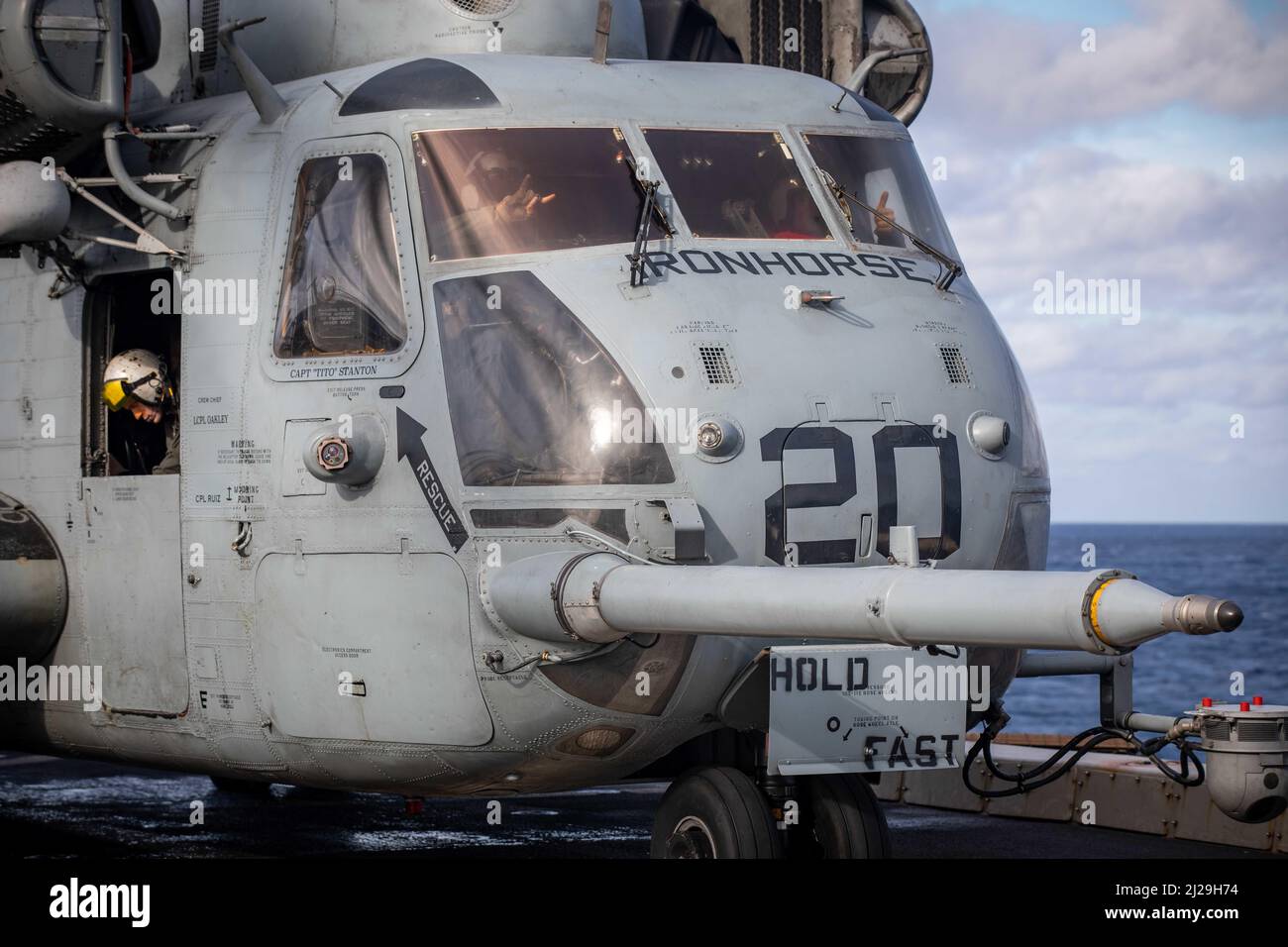 220325-N-PC065-3018 ATLANTIC OCEAN – Pilots assigned to Marine Medium ...
