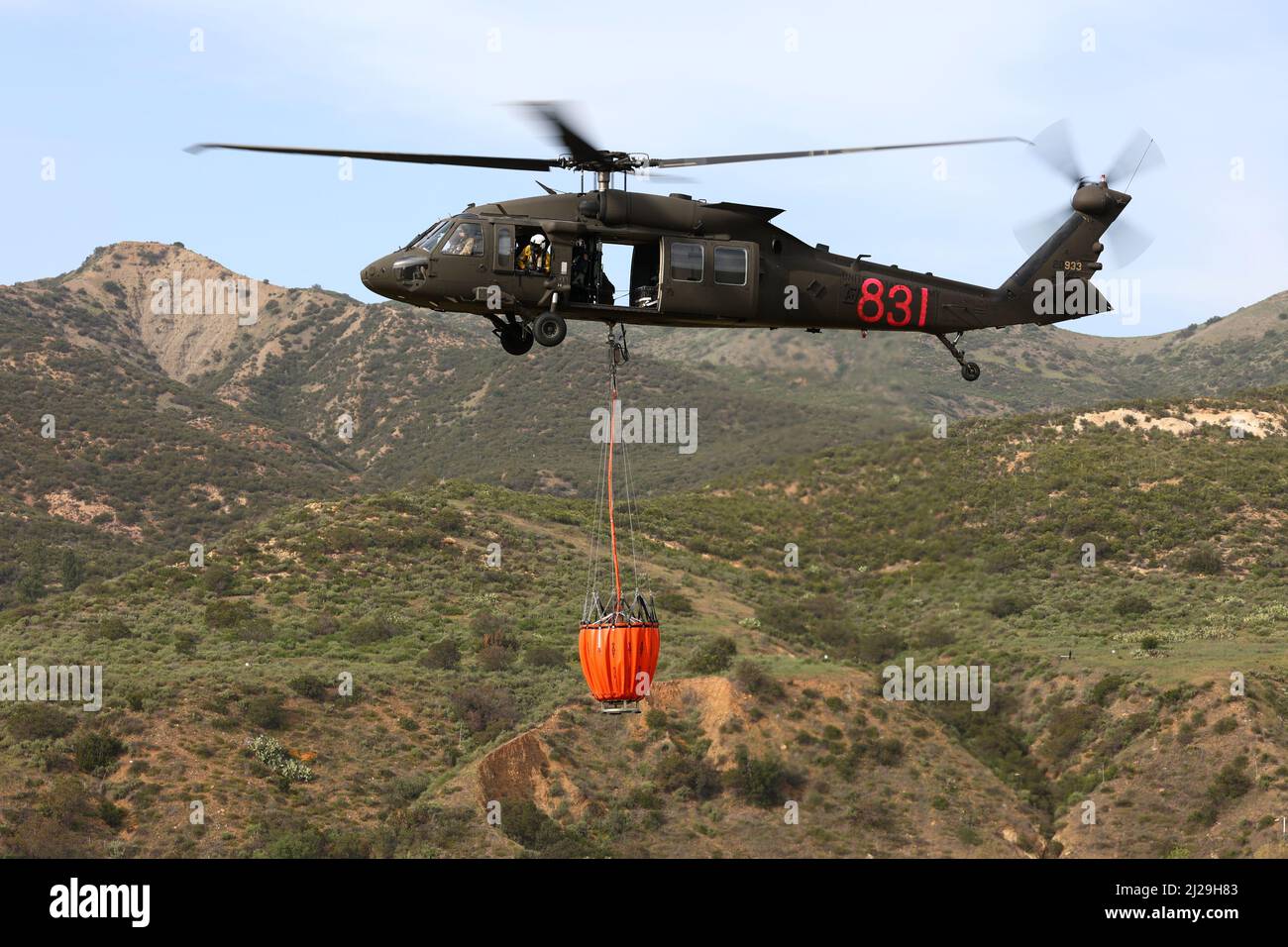 A U.S. Army UH-60M Black Hawk helicopter flown by Soldiers from the 1st ...