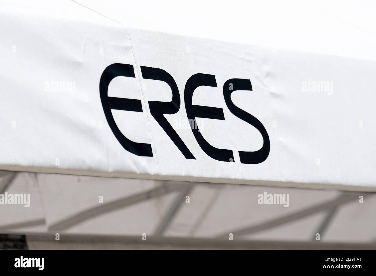 A shop sign of eres, on March 28 2022 in Los Angeles CA, USA. Photo by ...