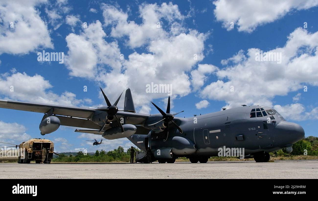 A U.S. Air Force loadmaster with the 353rd Special Operations Wing ...