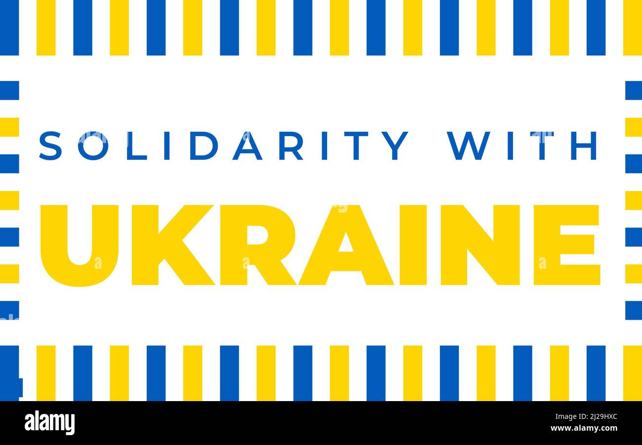 Solidarity With Ukraine. Background with Painted Fist Flag. Patriotic ...