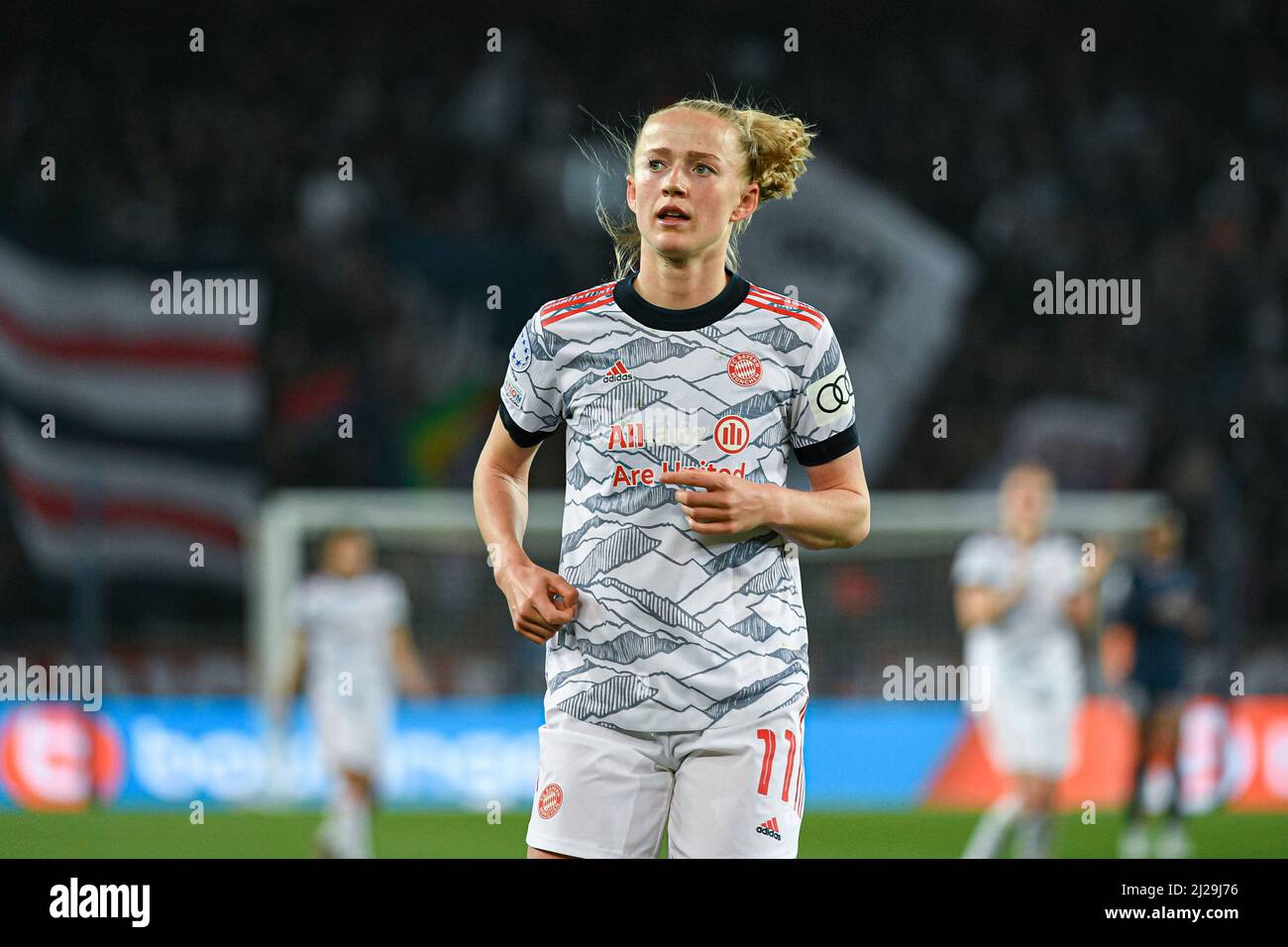 Paris, France. 30th Mar, 2022. Lea Schuller of Bayern Munich during the ...