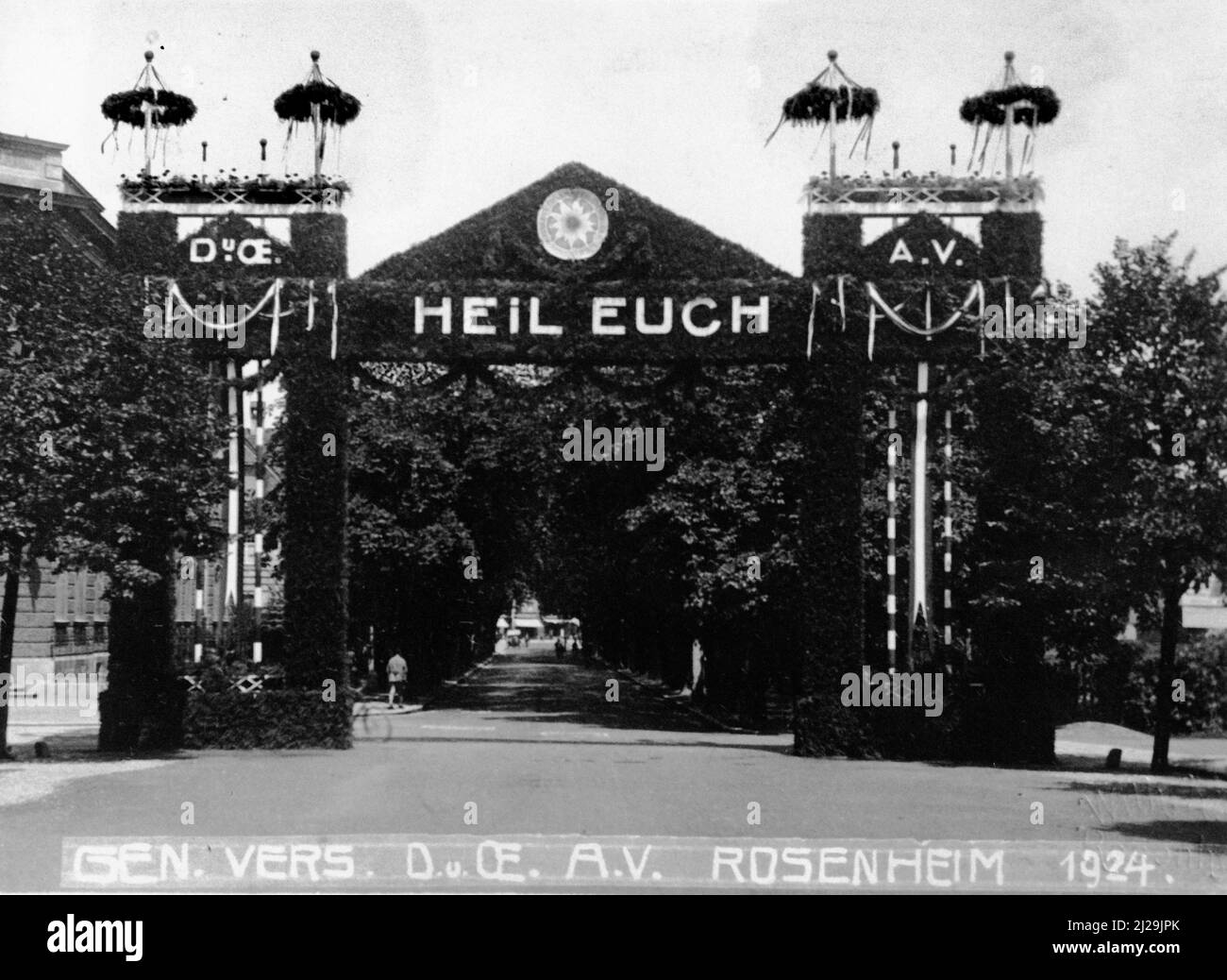 General Assembly of the German and Austrian Alpine Club, decorative ...