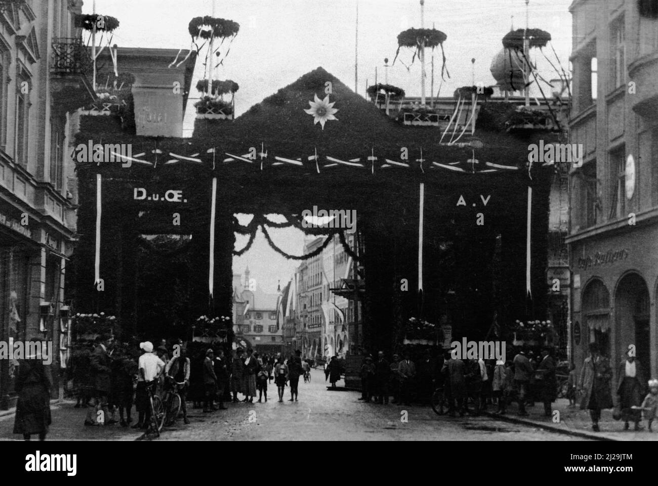 General Assembly of the German and Austrian Alpine Club, decorative ...