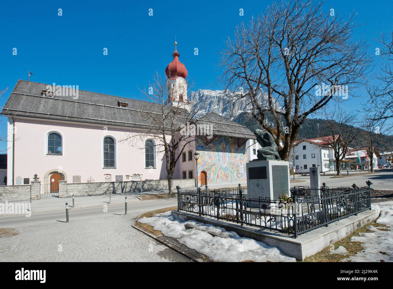 Church in ehrwald hi-res stock photography and images - Alamy