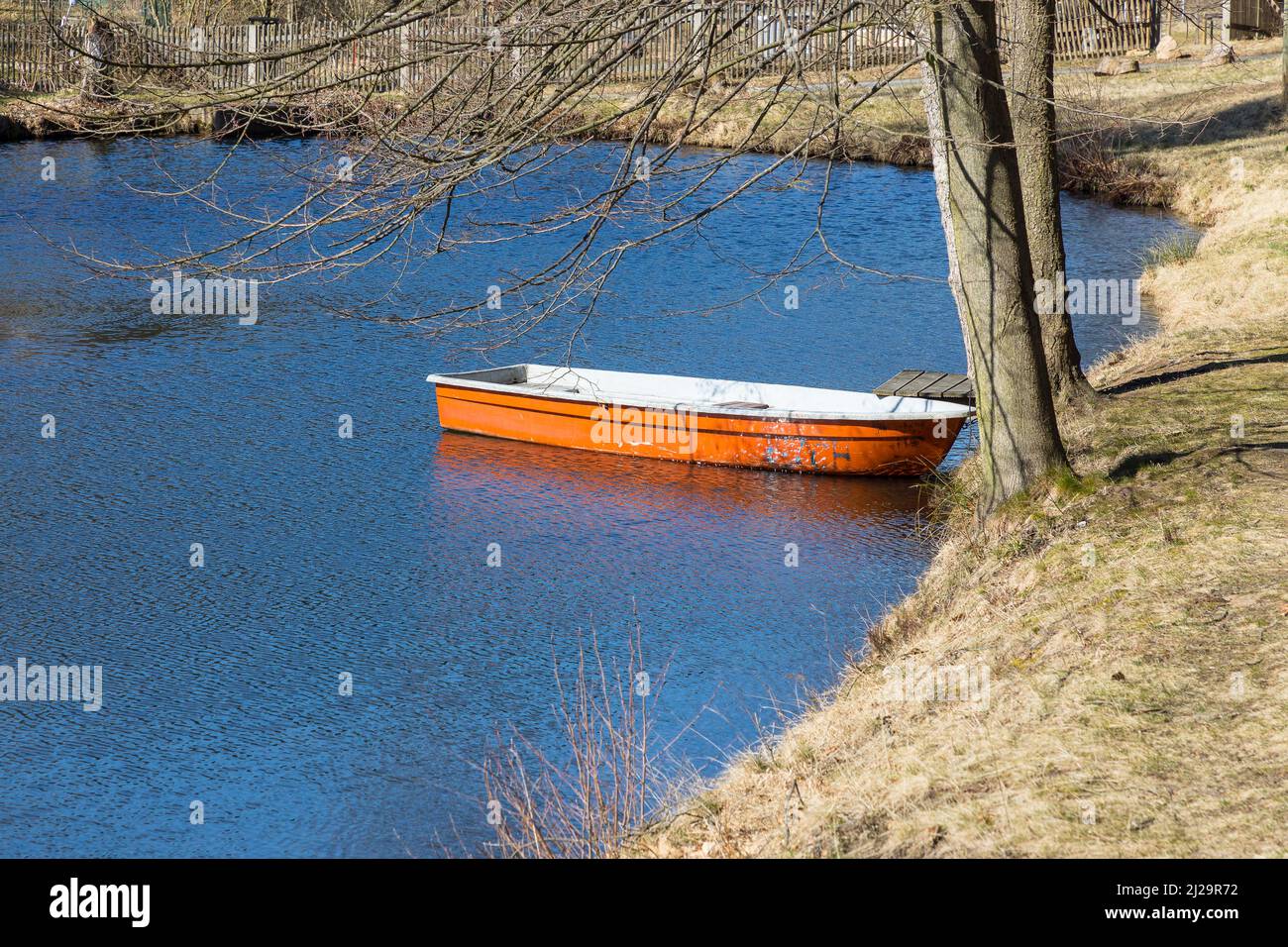 Saxon switzerland boat hi-res stock photography and images - Alamy