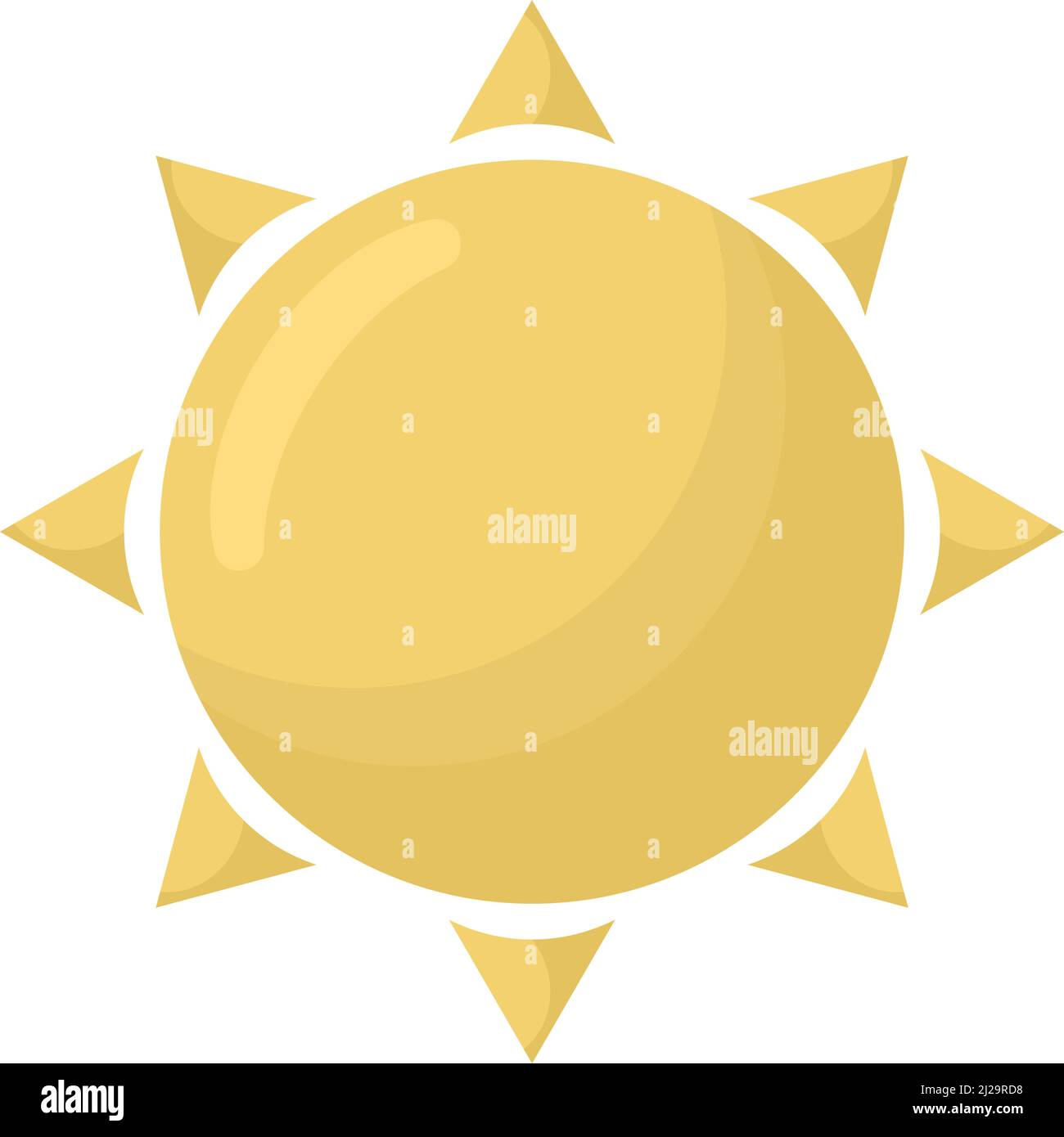 yellow sun illustration Stock Vector Image & Art - Alamy