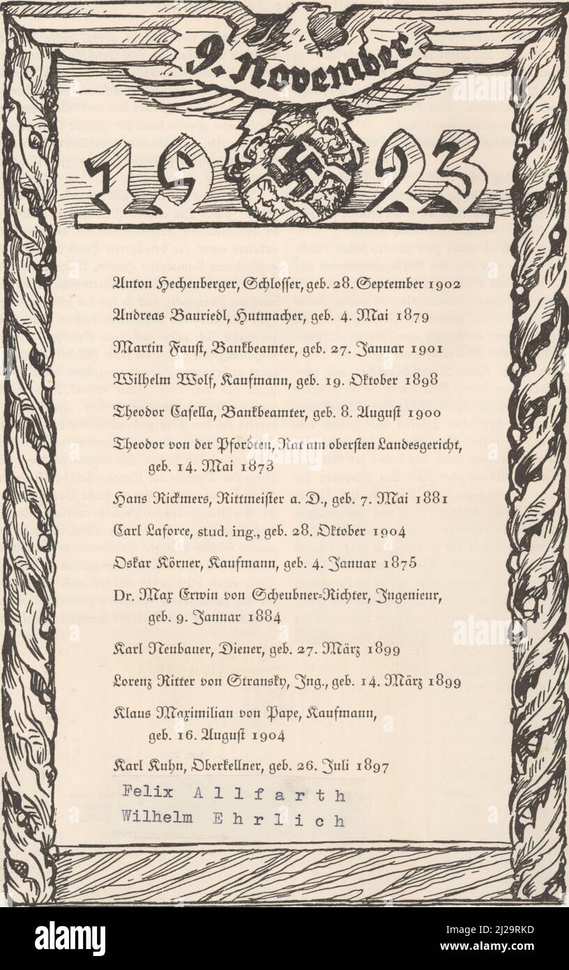 Adolf Hitler (* 20 April 1889 in Braunau am Inn) (â€ 30 April 1945 ...