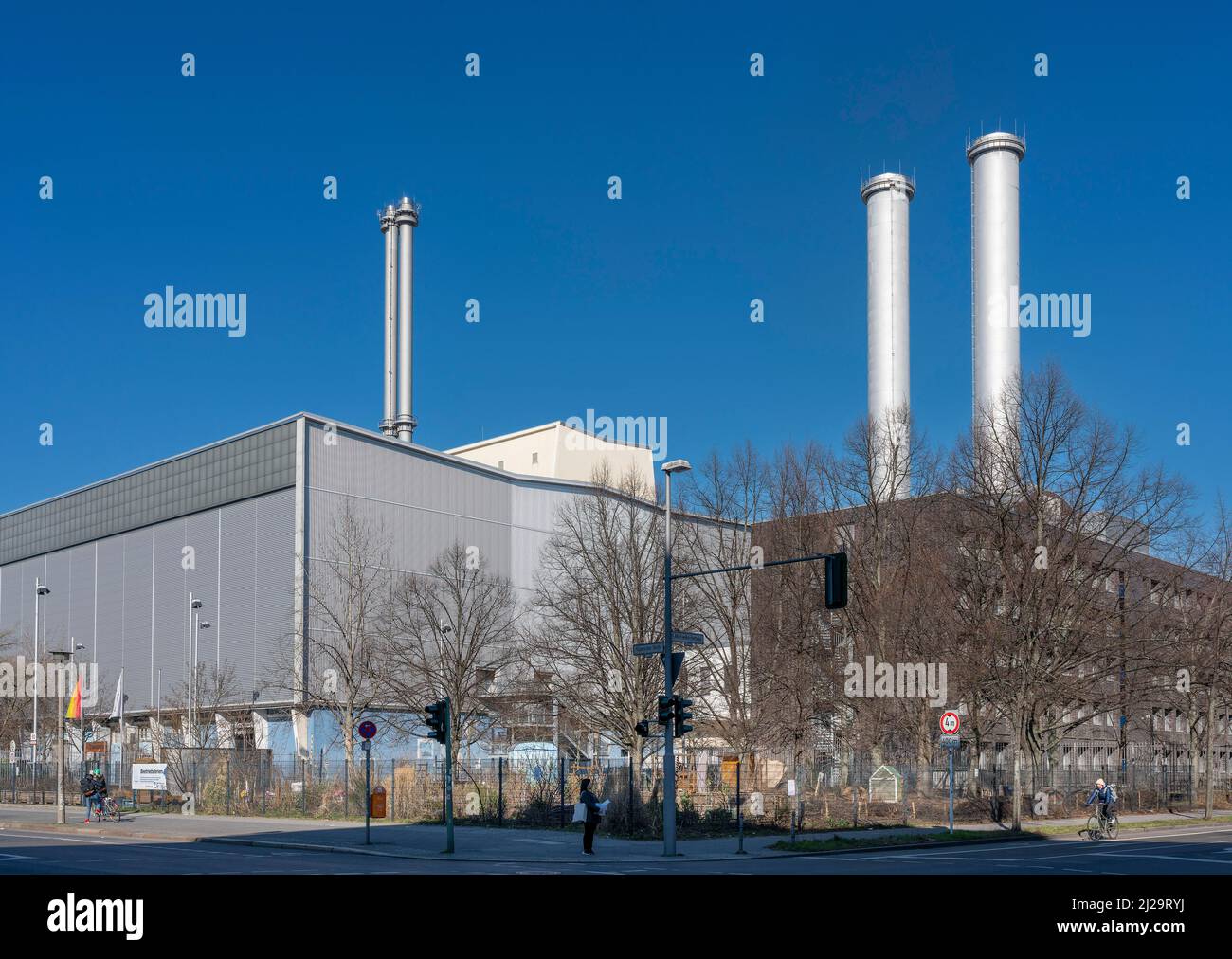 Vattenfall power plant at Schillingbruecke in Berlin, Germany Stock ...