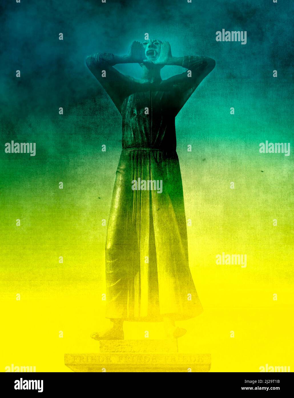 Collage on the theme of peace, Germany Stock Photo - Alamy