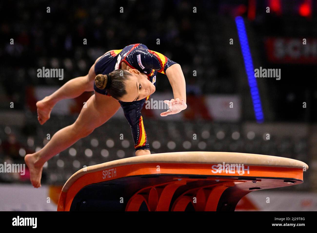 Laia FONT (ESP), Gymnastics, DTB Cup, Porsche Arena, Stuttgart, Baden ...