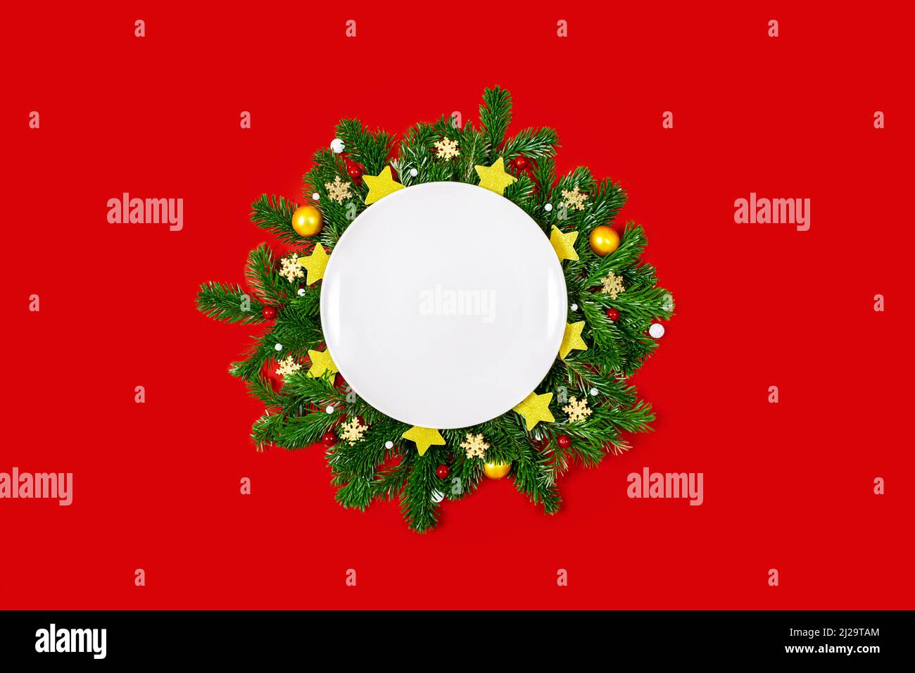 Red christmas mockup background hi-res stock photography and images - Alamy