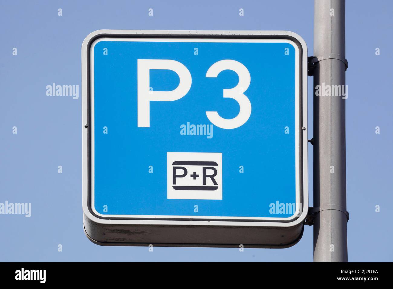 Park and Ride sign, iGermany Stock Photo - Alamy