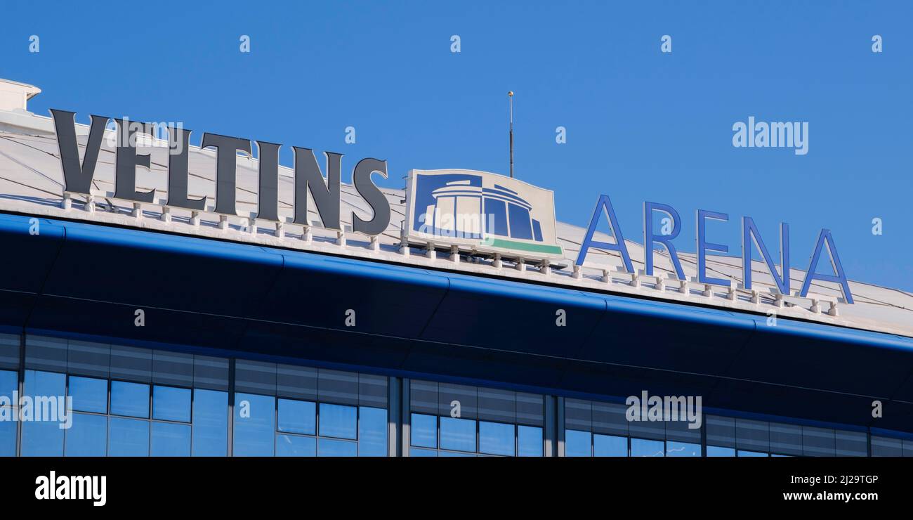 Veltins Arena, football stadium of Schalke 04 and multifunctional arena ...