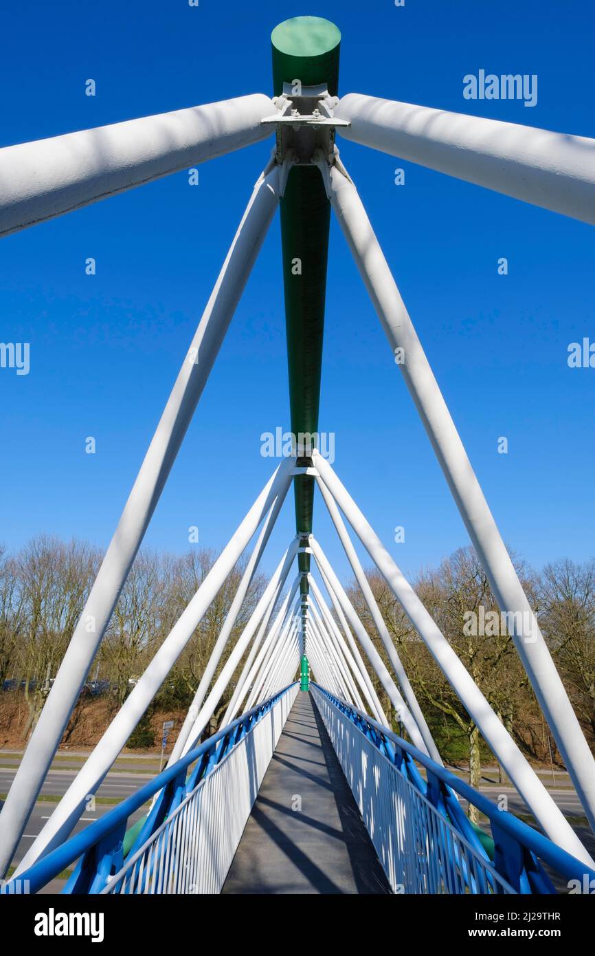 Gelsenkirchen footbridge hi-res stock photography and images - Alamy