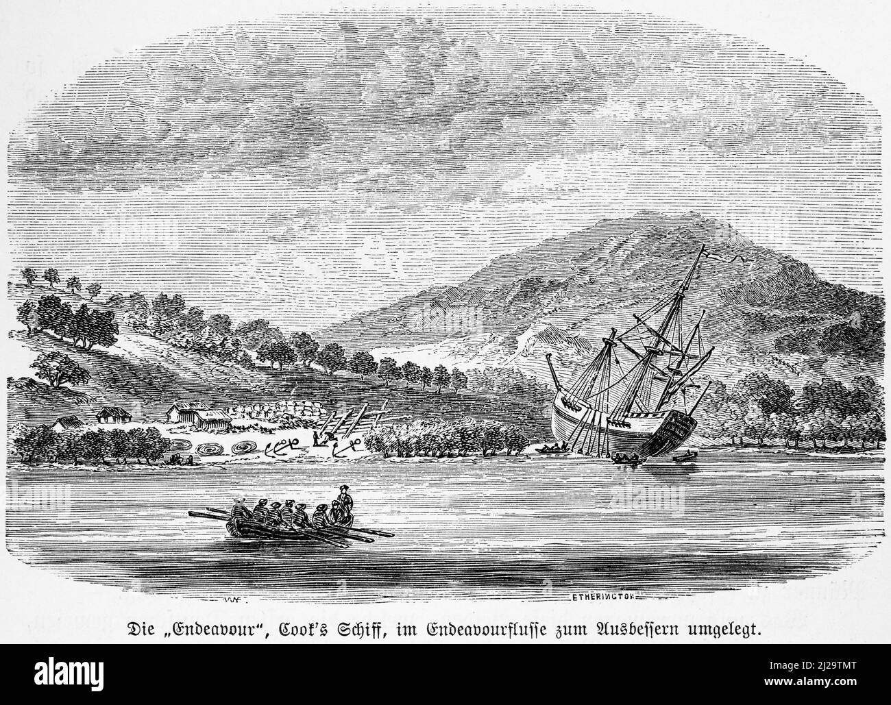 18th century boat cook Black and White Stock Photos & Images - Alamy