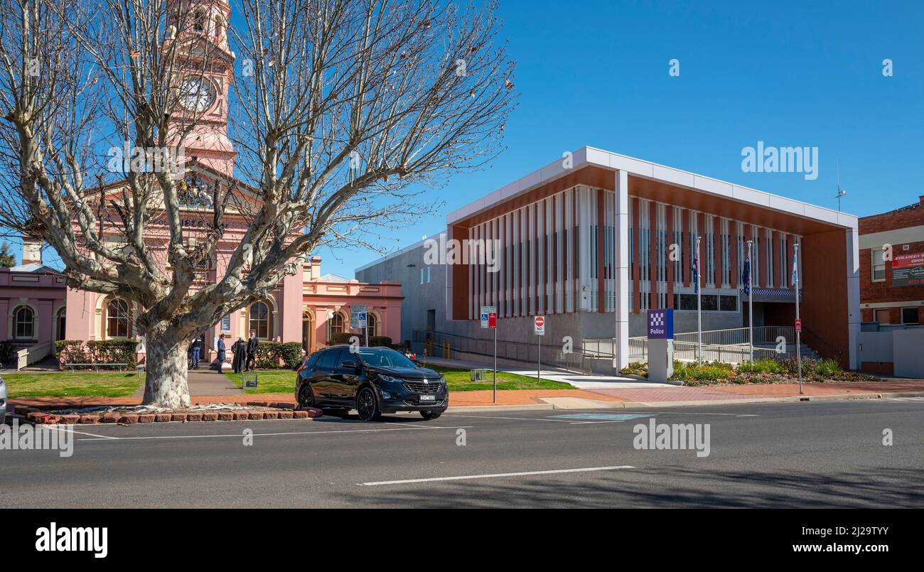 Pink police station hi-res stock photography and images - Alamy