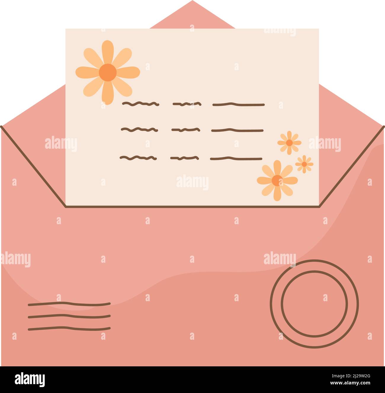 open letter envelope Stock Vector Image & Art - Alamy