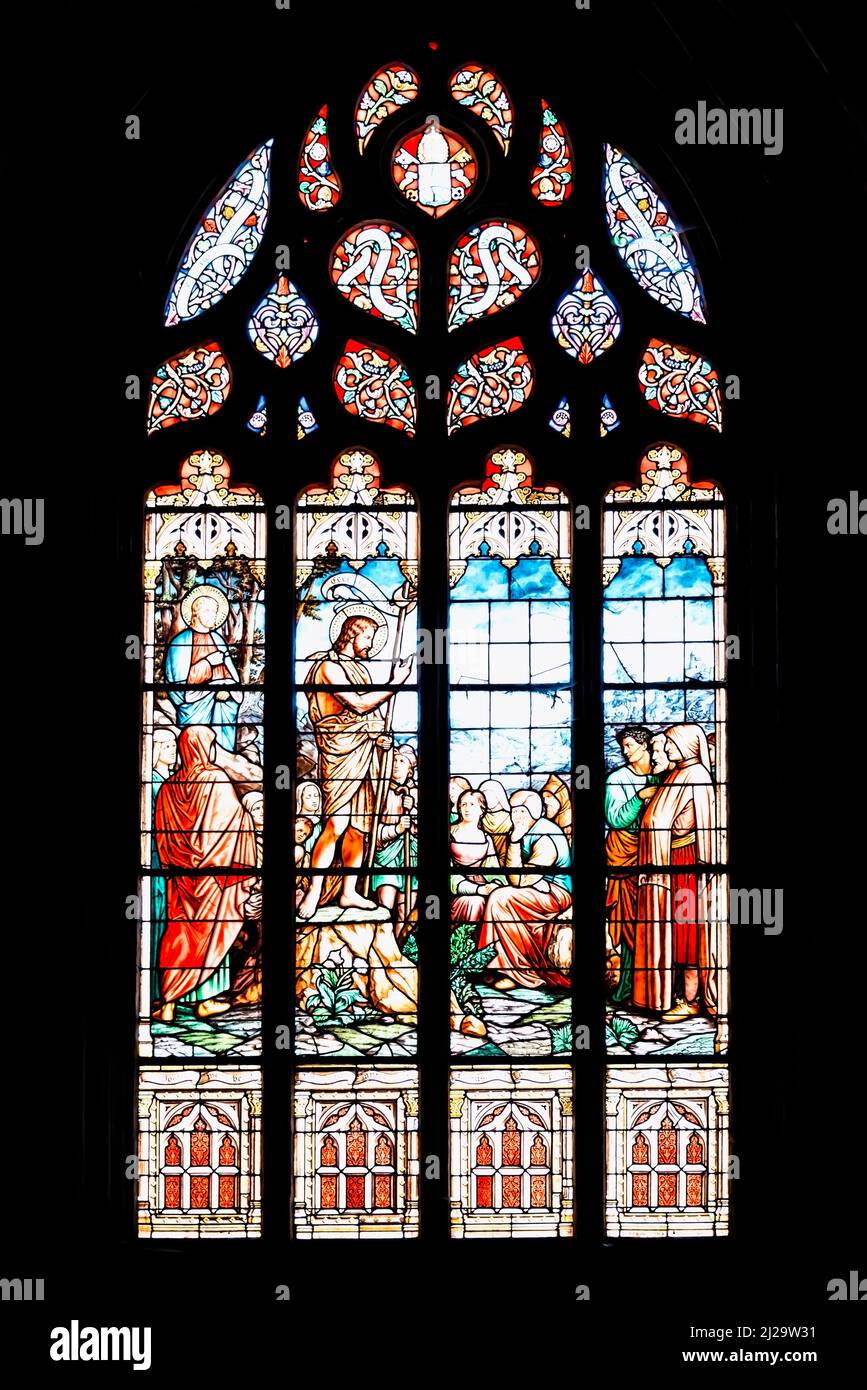 Abstract religious stained glass hi-res stock photography and images ...