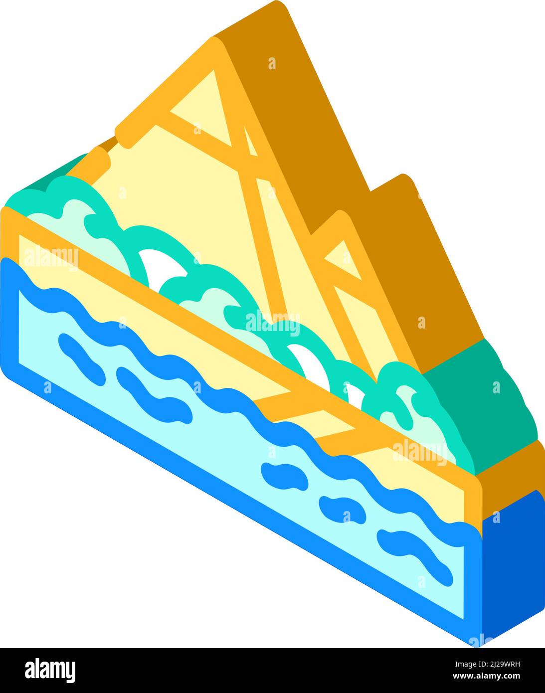 nile river isometric icon vector illustration Stock Vector Image & Art ...