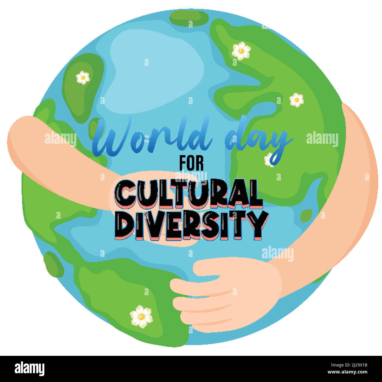 Poster design for world day cultural diversity illustration Stock ...