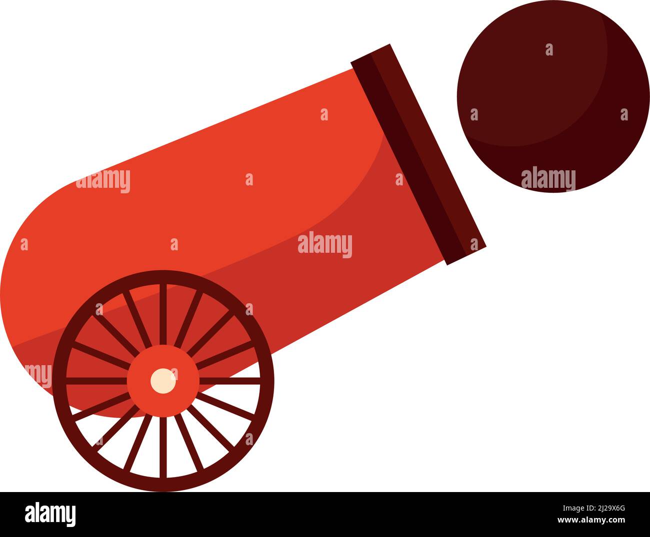 red circus cannon Stock Vector Image & Art - Alamy