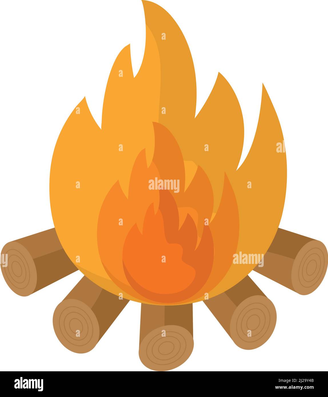 cute bonfire design Stock Vector Image & Art - Alamy