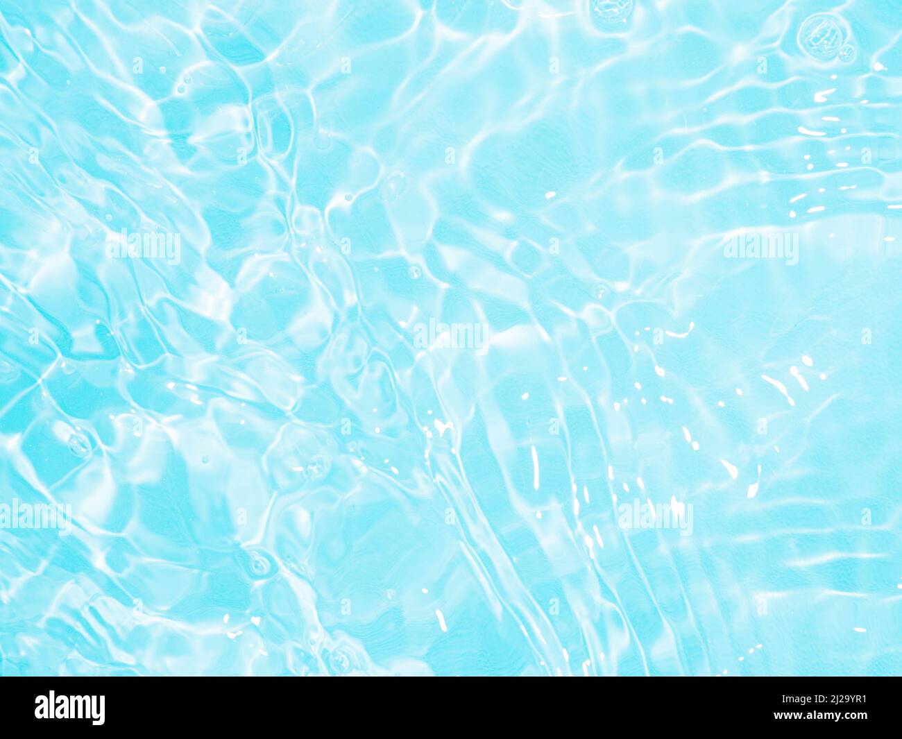 Ripple water texture on blue pool background. Shadow of water on ...