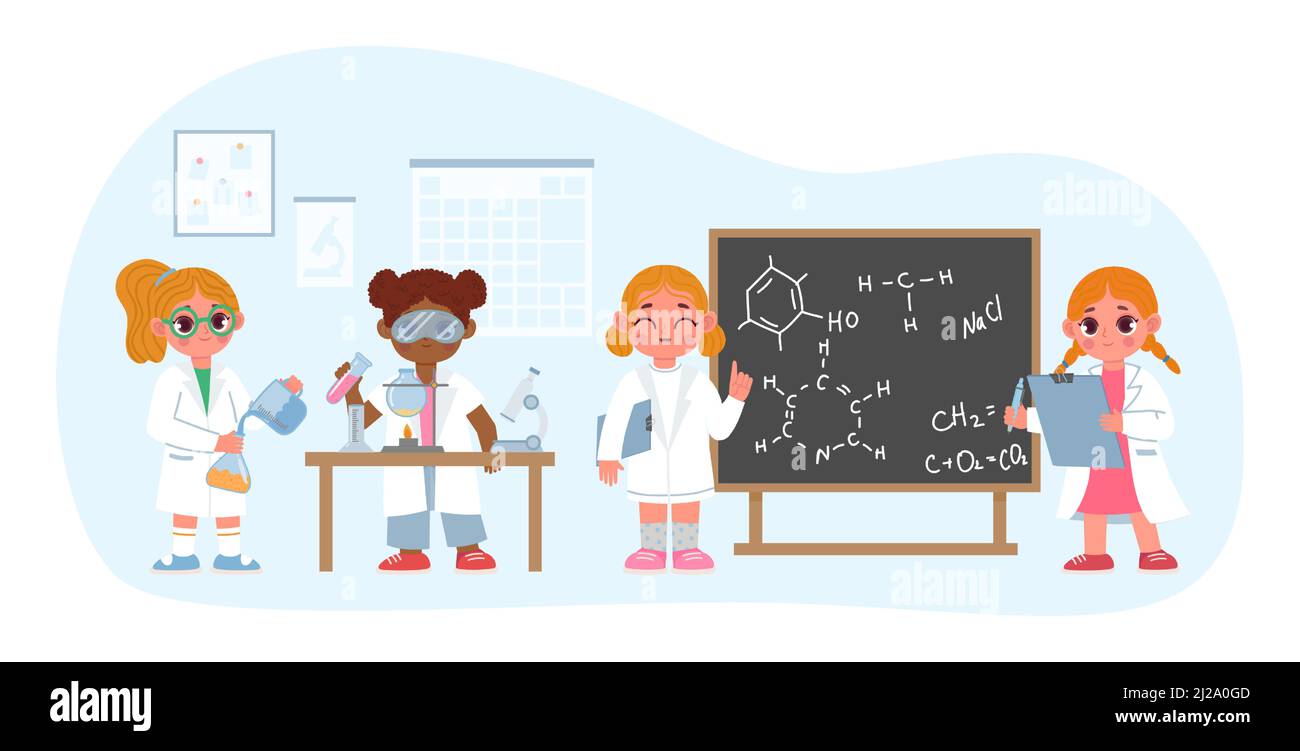 Science experiment cartoon hi-res stock photography and images - Alamy