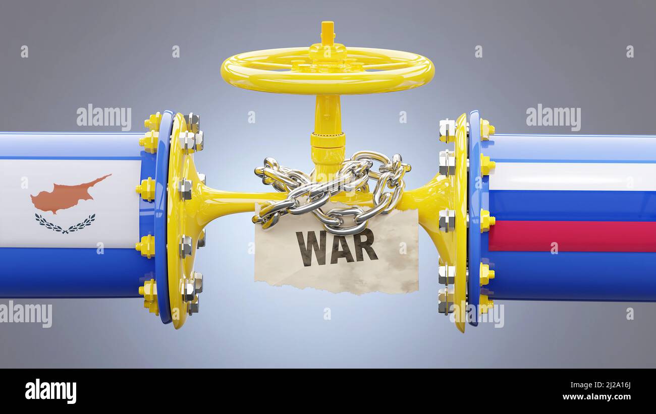 Cyprus and Russia oil and gas sanctions, stand-off and war. Squeezed ...