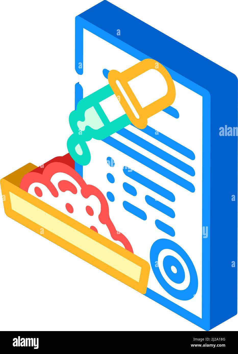 meat quality check isometric icon vector illustration Stock Vector ...