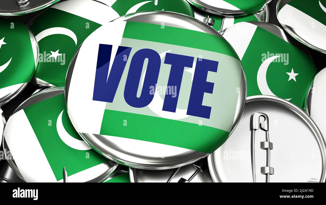 Pakistan and Vote - dozens of pinback buttons with a flag of Pakistan ...