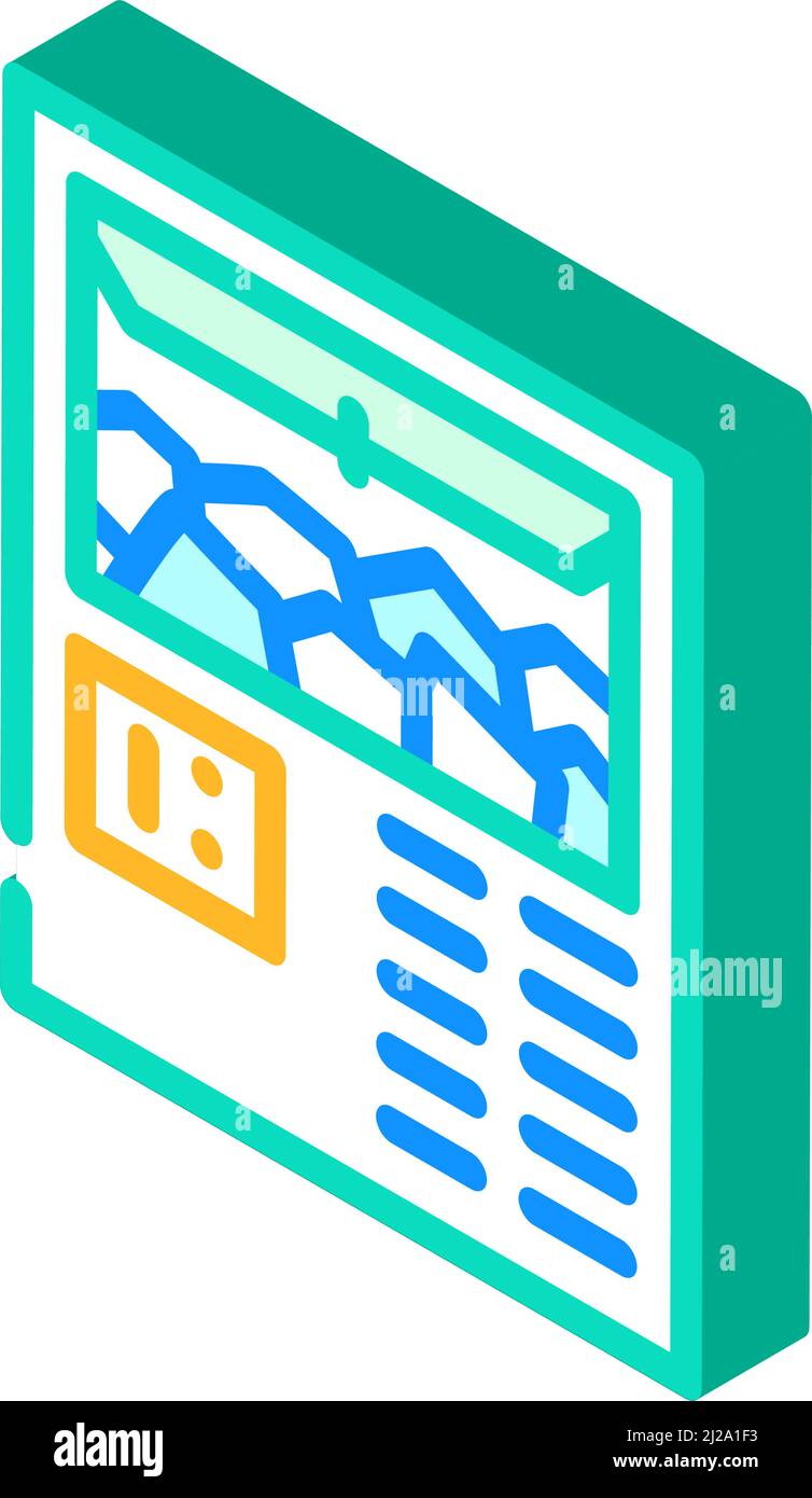 ice machines isometric icon vector illustration Stock Vector Image ...