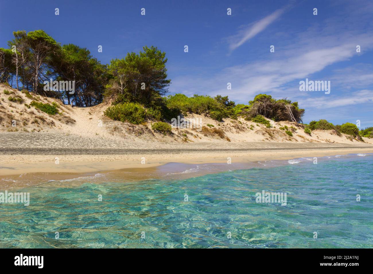 The most beautiful sandy beaches of Apulia in Italy: Alimini Beach in ...